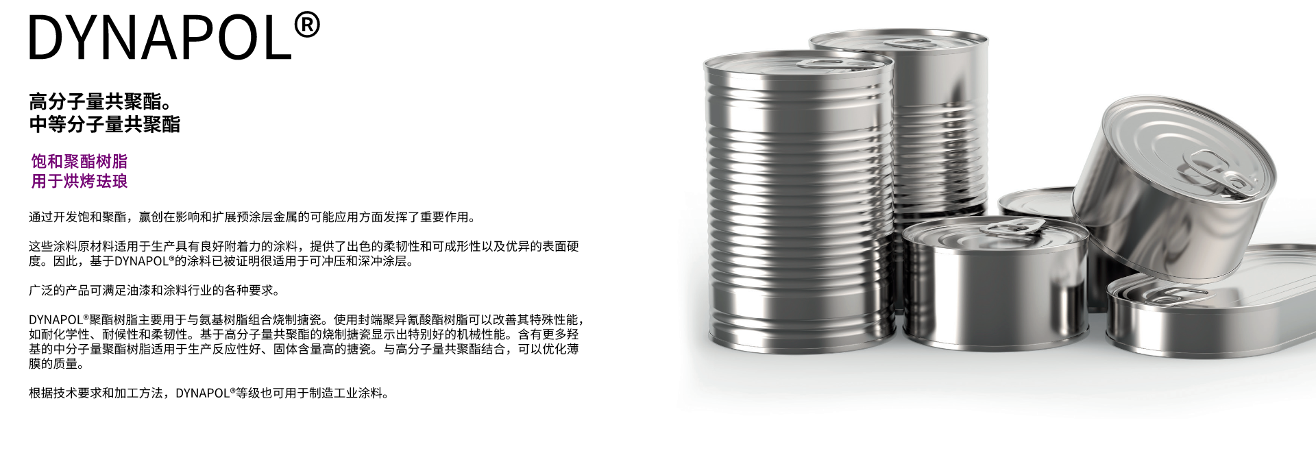 沐影-赢创DYNAPOL®系列聚酯树脂 - 上海沐影贸易有限公司